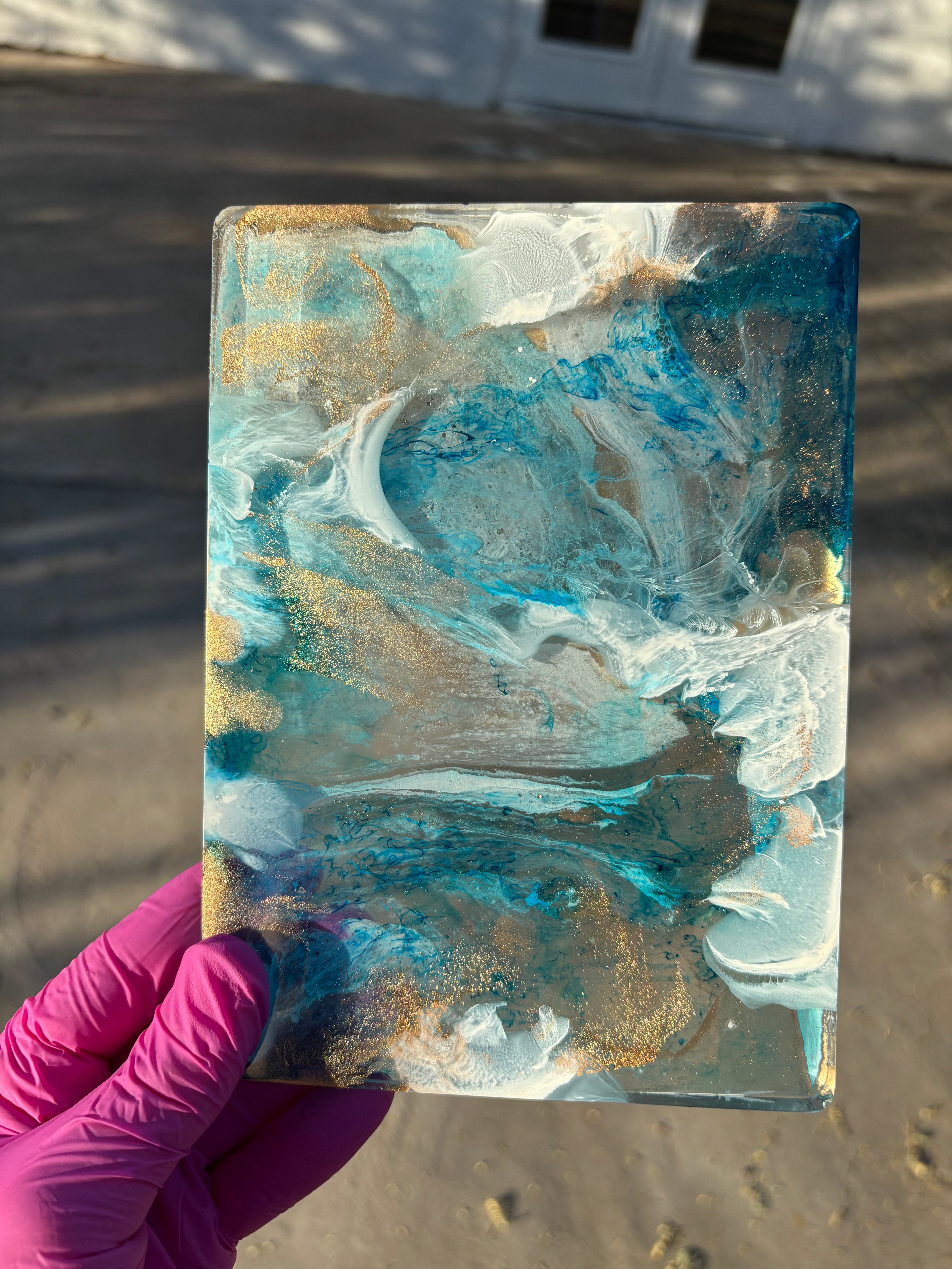Large rectangle tile 5x7” – Lash Shark